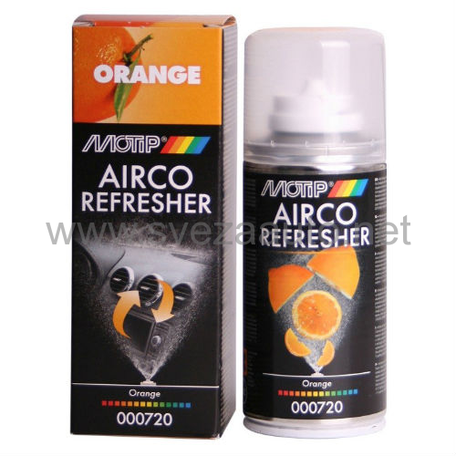 Čistač i osveživač autoklime Airco refresher oranž 150ml 000720 Motip