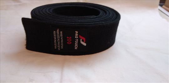 Pojas za borilacki sport Pro touch crni 200 cm.,oc