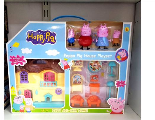 Peppa Pig- set sa kućom