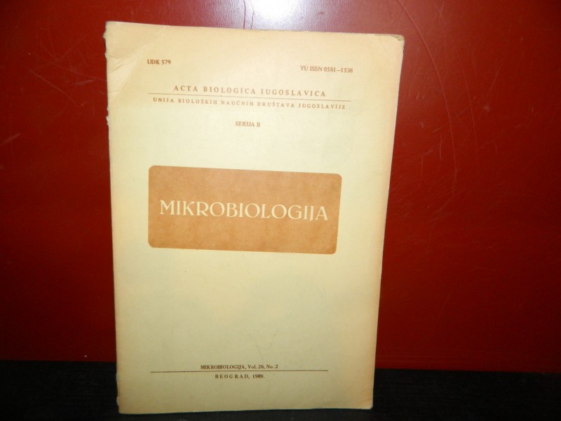 Mikrobiologija 26/1989