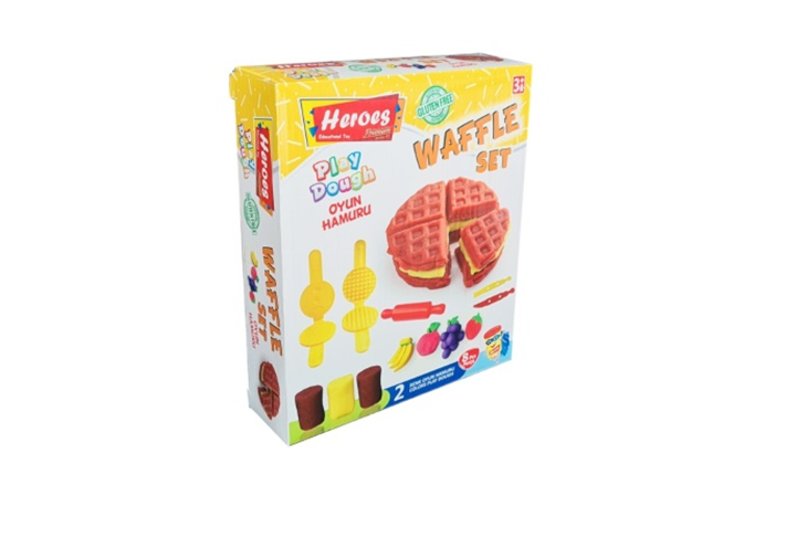 Plastelin waffle set