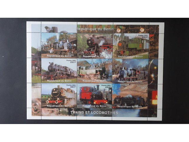 Voz i lokomotive - Benin 2002. - Parne ** Čisto tab 9