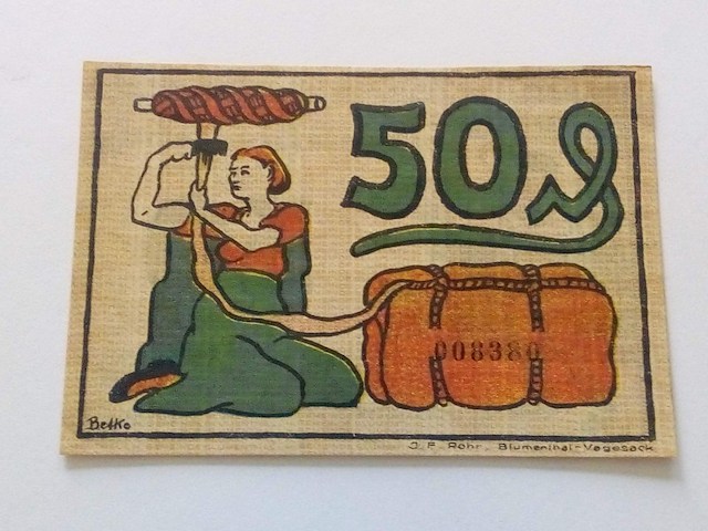 50 Pfennig 1921.g - Nemačka - LEPA -