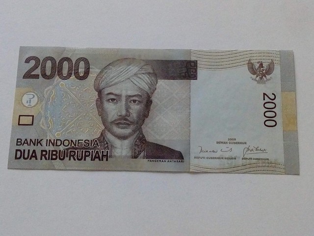 2000 Rupiah 2009.g - Indonezija - ODLIČNA -