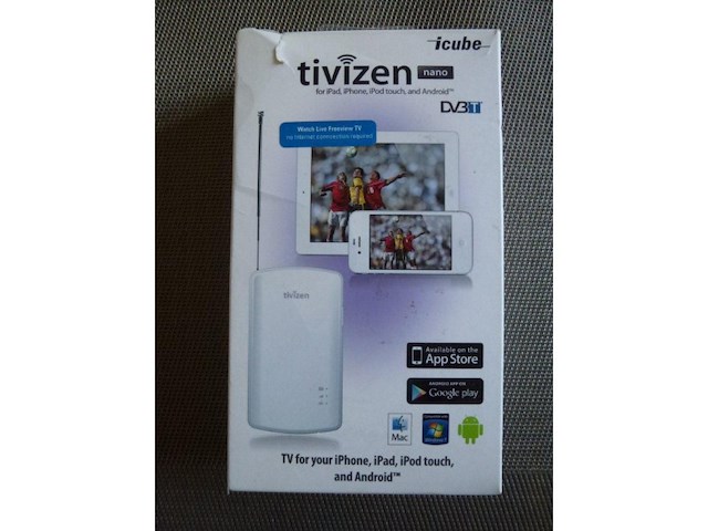 Tivizen Portable DVB-T Digital TV Tuner for iPad/iPhone