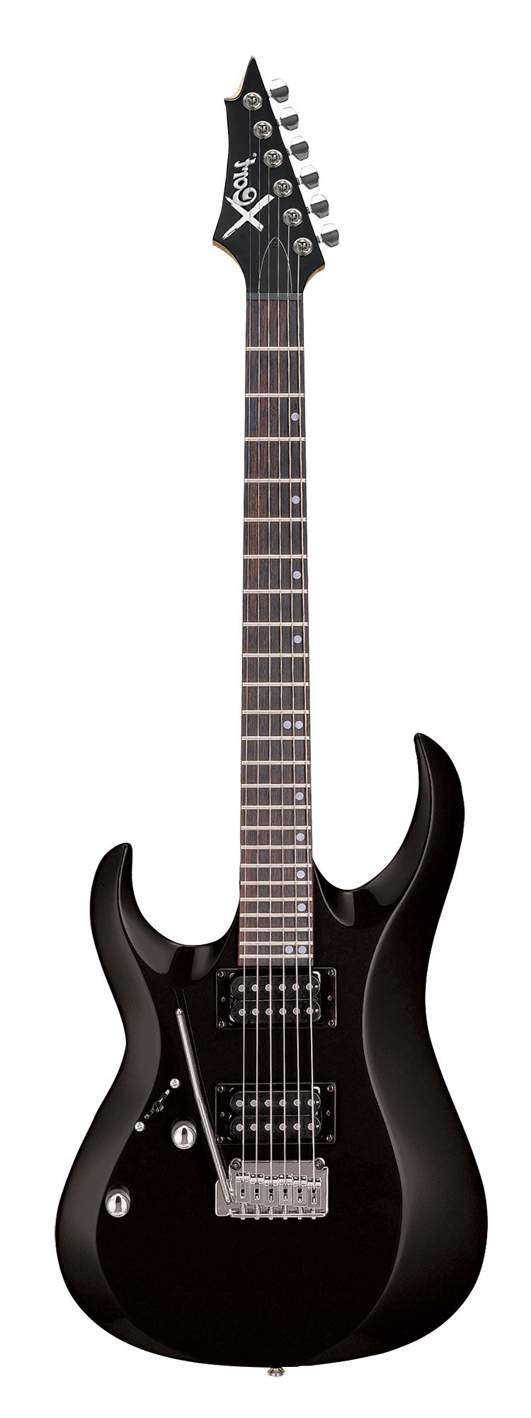 Cort X2 LH BK Električna gitara za levoruke