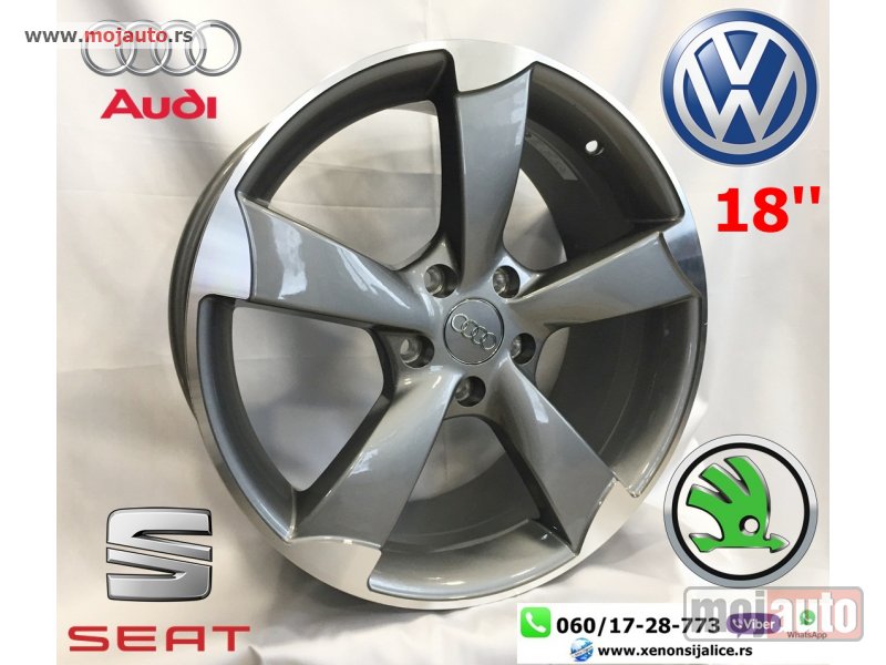 ALUMINIJUMSKE FELNE VW,AUDI,SEAT,SKODA PROGRAM 18“