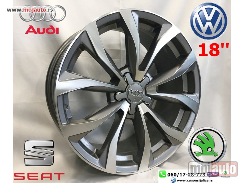 ALUMINIJUMSKE FELNE VW,AUDI,SEAT,SKODA PROGRAM 18“