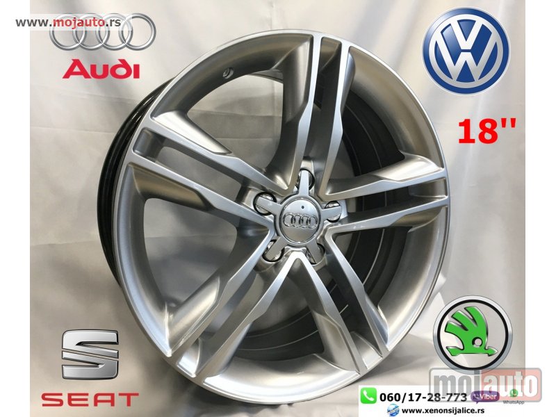 ALUMINIJUMSKE FELNE VW,AUDI,SEAT,SKODA PROGRAM 18“