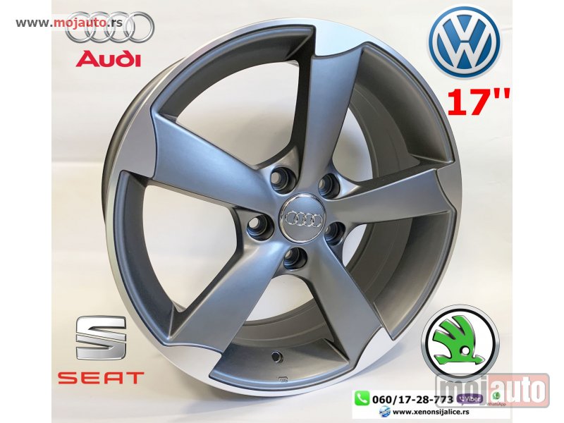 ALUMINIJUMSKE FELNE VW,AUDI,SEAT,SKODA PROGRAM 17“