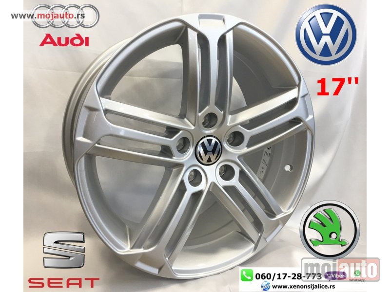 ALUMINIJUMSKE FELNE VW,AUDI,SEAT,SKODA PROGRAM 17“