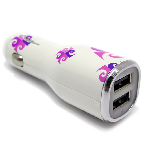 Pierre Cardin Auto punjač PCA-E01 (Pink-white)