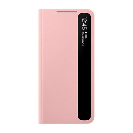 Samsung S21 Plus Originalna Clear View futrola (Pink)