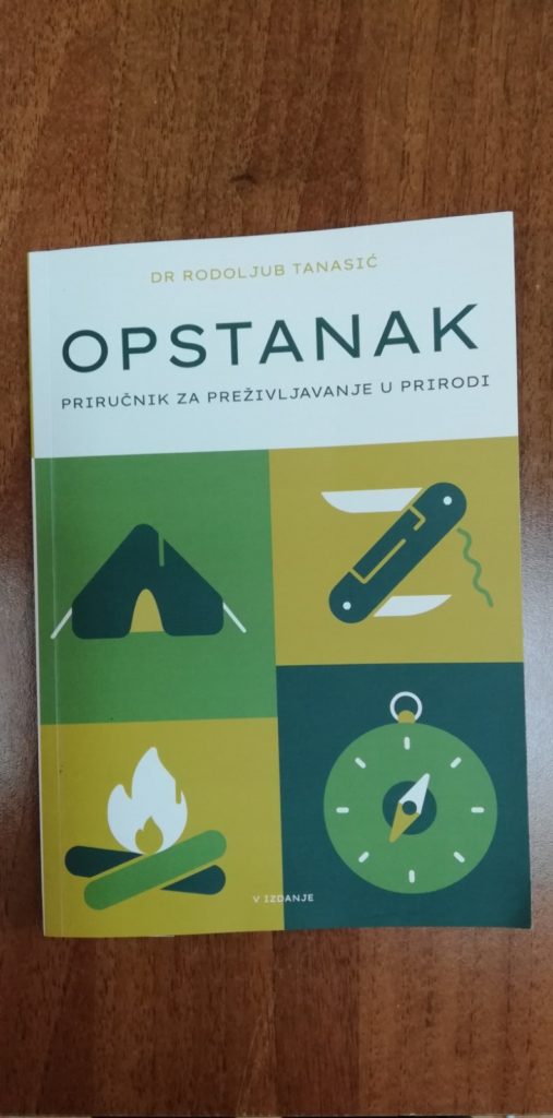 Dr Rodoljub Tanasic-knjiga prirucnik za opstanak u prirodi