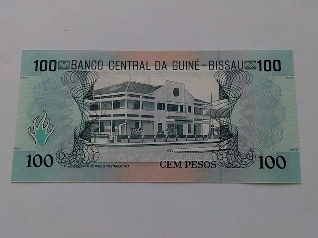 100 Pezosa 1990.g - Gvineja Bisau - ODLIČNA -