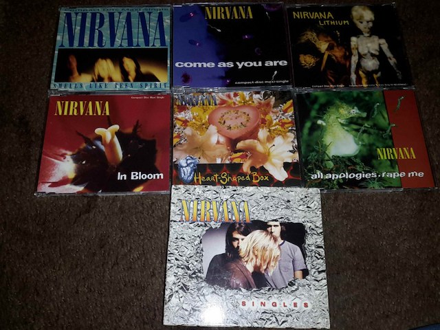 Nirvana - Singles 6 CDS-a , ORIGINAL