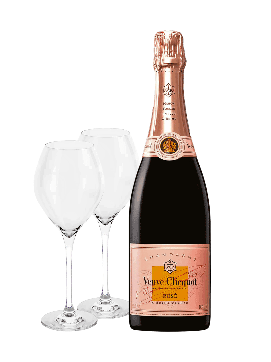 Veuve Clicquot Rose + Poklon čaše