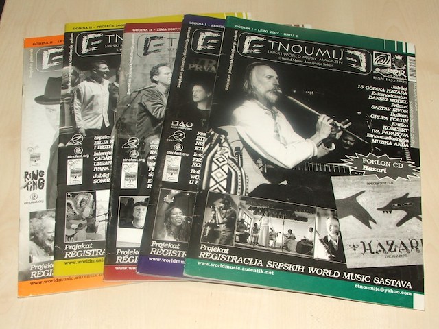 Etnoumlje / World Music Magazin / Prvih 5 Brojeva