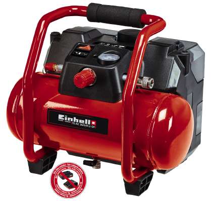 Einhell akumulatorski kompresor TE-AC 36/6/8 Li OF Set Solo Power X-Change (max. snaga 8 bara)