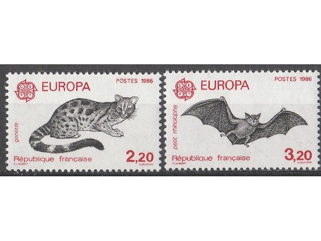 Europa CEPT - Francuska 1986