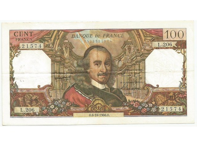 Francuska 100 franaka 1966.