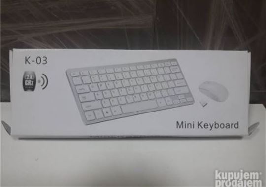 Tastatura bežična+miš/2,4GHZ