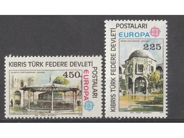 Europa Cept Kipar - Turkey 1978