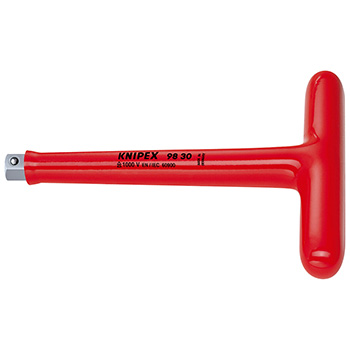 Knipex T-ručica 3/8" za nasadne ključeve izolovana 200mm 98 30