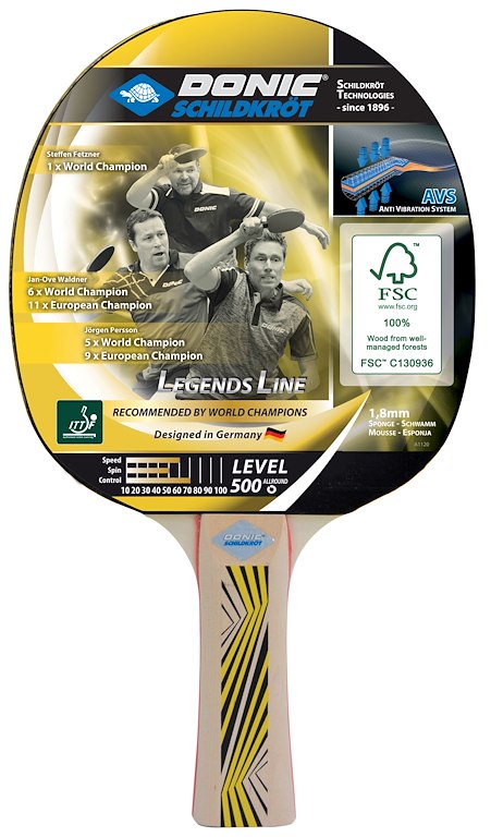 Donic LEGENDS 500 FSC, reket za stoni tenis