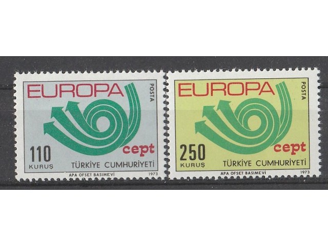 Europa CEPT - Turska 1972