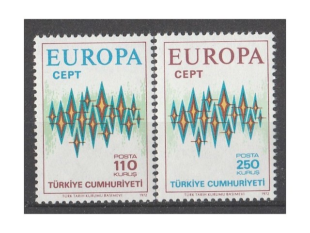 Europa CEPT - Turska 1972