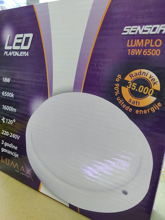 1430 ALF Led plafonjera 18W sa radar senzorom pokreta 6500K