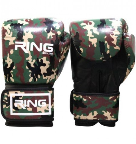 Ring rukavice za boks 10 OZ kozne - RS 3311-10 army