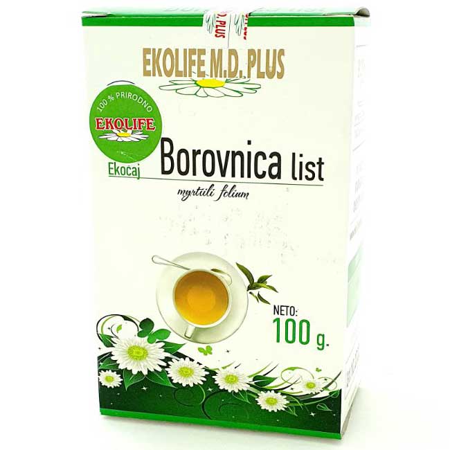 Borovnica list čaj