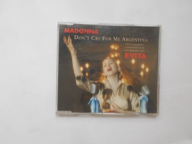 Madonna - Don t cry for me,Argentina, Evita,maksi singl