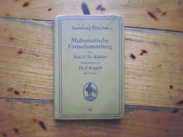 O.TH. BURKLEN - MATHEMATISCHE FORELSAMMLJUNG