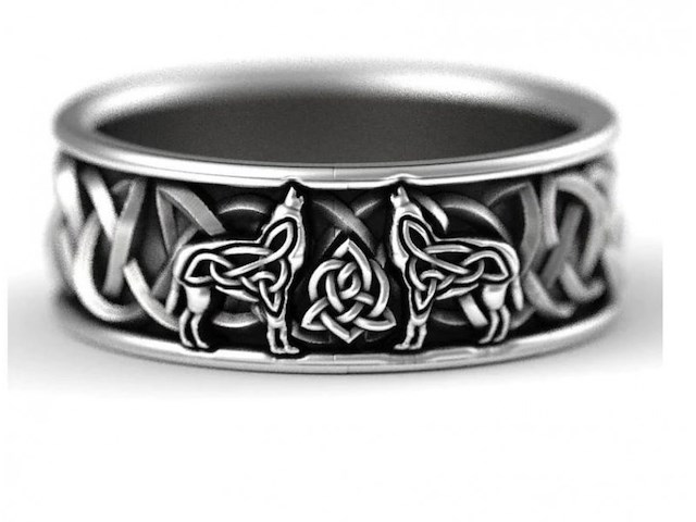 Prsten vukovi 925