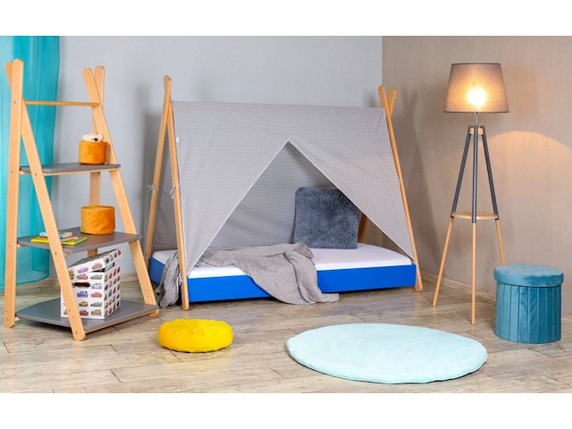 Dečiji krevet TIPI šator 160x80 - plava