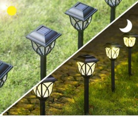 Lampe solarne za dvorišta-6 komada
