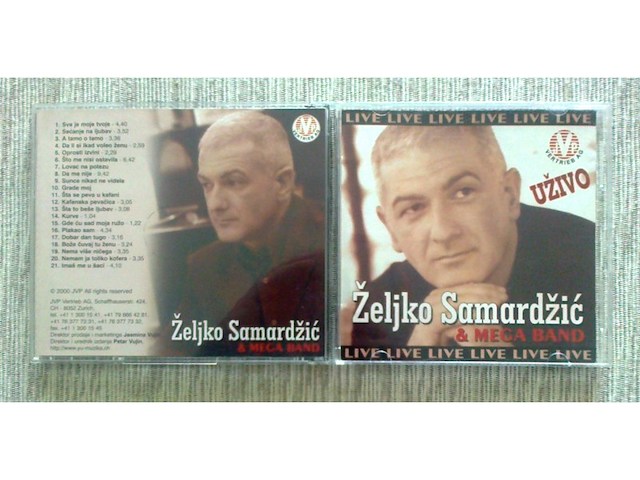 ŽELJKO SAMARDŽIĆ i MEGA BAND - Live (CD) Made in Swiss
