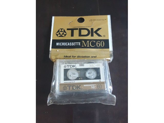 TDK MC60 - MICROCASSETTE