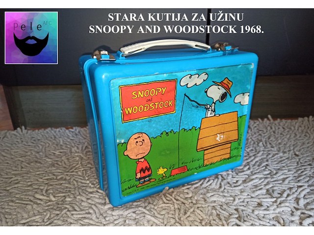 Stara kutija za uzinu - Snoopy and Woodstock 1968.