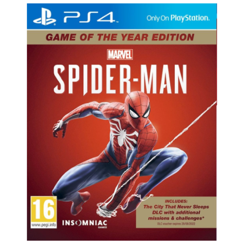 PS4 MARVELS SPIDER-MAN GAME OF THE YEAR EDITION