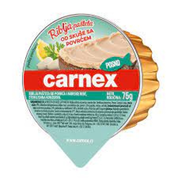 Pasteta skusa 75g carnex