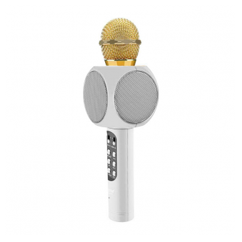 Mikrofon karaoke+ zvucnik (WS-1816) BTS16/ 05 bela