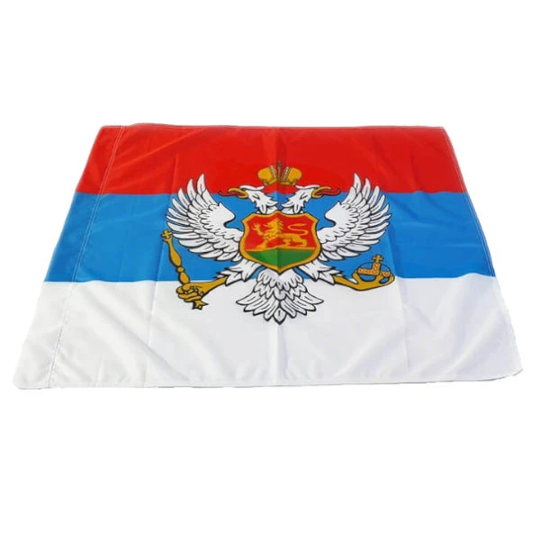 Zastava Kraljevine Crne Gore - Poliester - 100x100cm