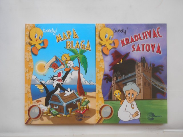 Tweety, 2 slikovnice, Kradljivac satova, Mapa blaga