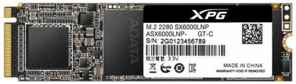 ADATA SSD M.2 256GB PCIe NVMe ASX6000LNP-256GT-C