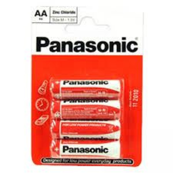 PANASONIC baterije R6RZ4BP - 4×AA EU Zinc Carbon