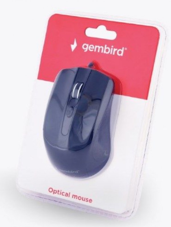 MUS-4B-01 Gembird Opticki mis 800-1200Dpi 4-button black USB